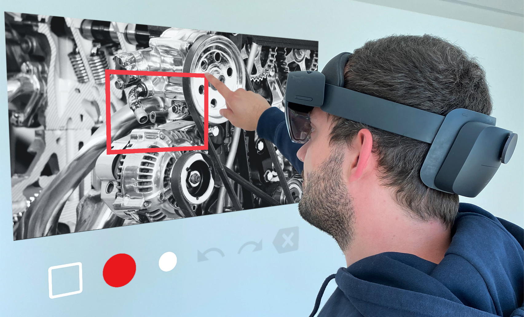 Maintenance and service with Remote Maintenance and Microsoft HoloLens