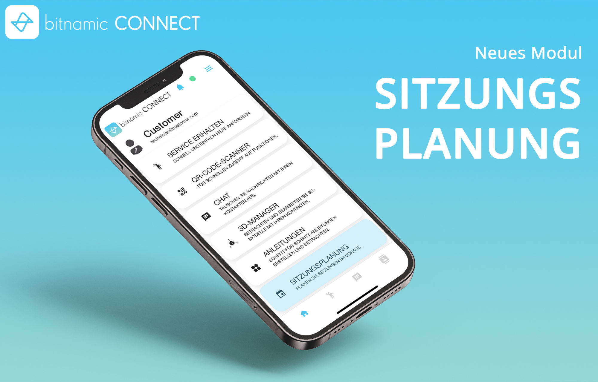 Sitzungsplanung | Neues Zusatzmodul für bitnamic CONNECT